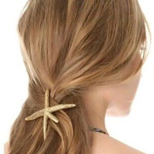 Free People | Accessories | Gold Starfish Sea Hair New | Poshmark